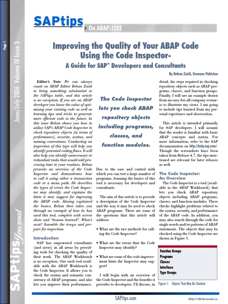 Improve Quality of Code | PDF
