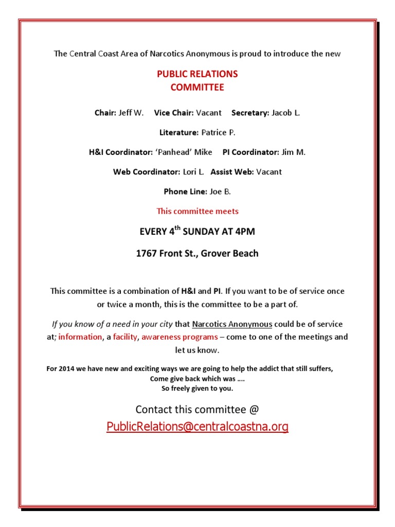 PR Committee | PDF