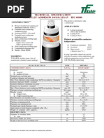 Dekoron Cable Product Specification Sheet | PDF | Wire | Electric Power