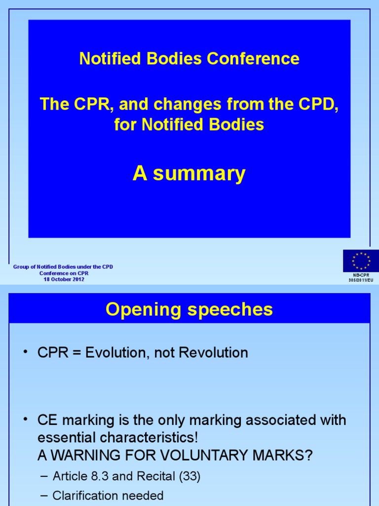 GNB CPD Conference CPR Summary | PDF | Government | Business