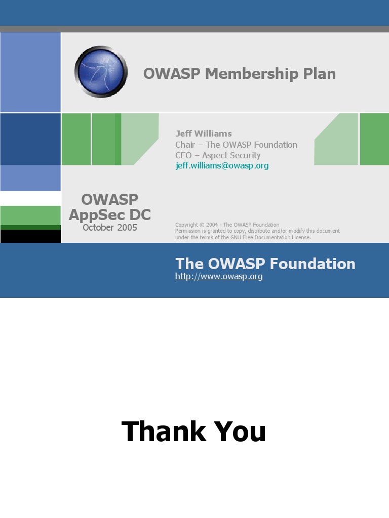 OWASP Membership Plan | PDF | Vulnerability (Computing) | Computer Security