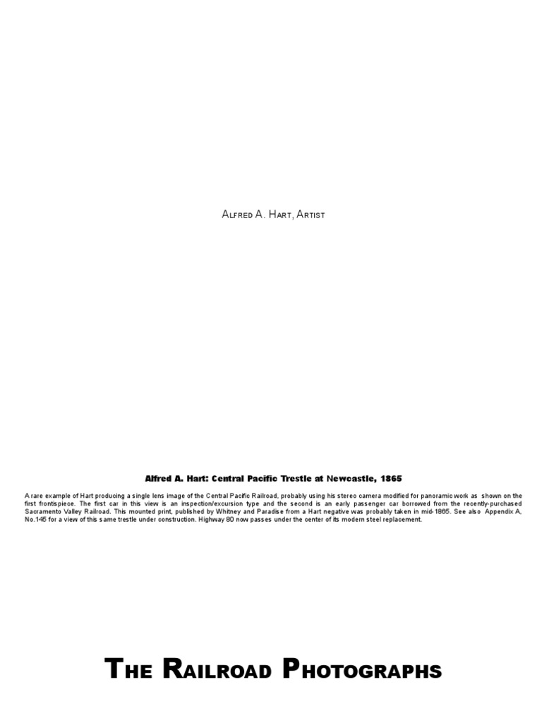Alfred Hart | PDF | Stereoscopy | Railway