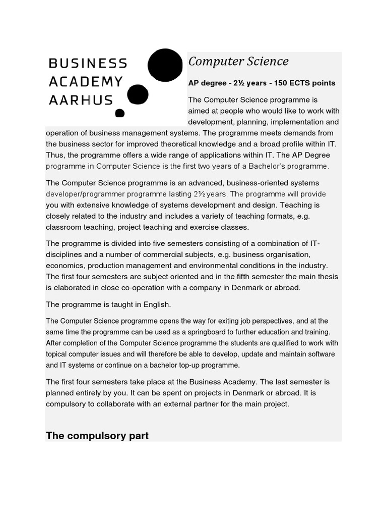 AP Degree in Computer Science: A Pathway to an Exciting Career in IT ...