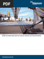 PPC Msds - Cement 1 | PDF | Cement | Waste