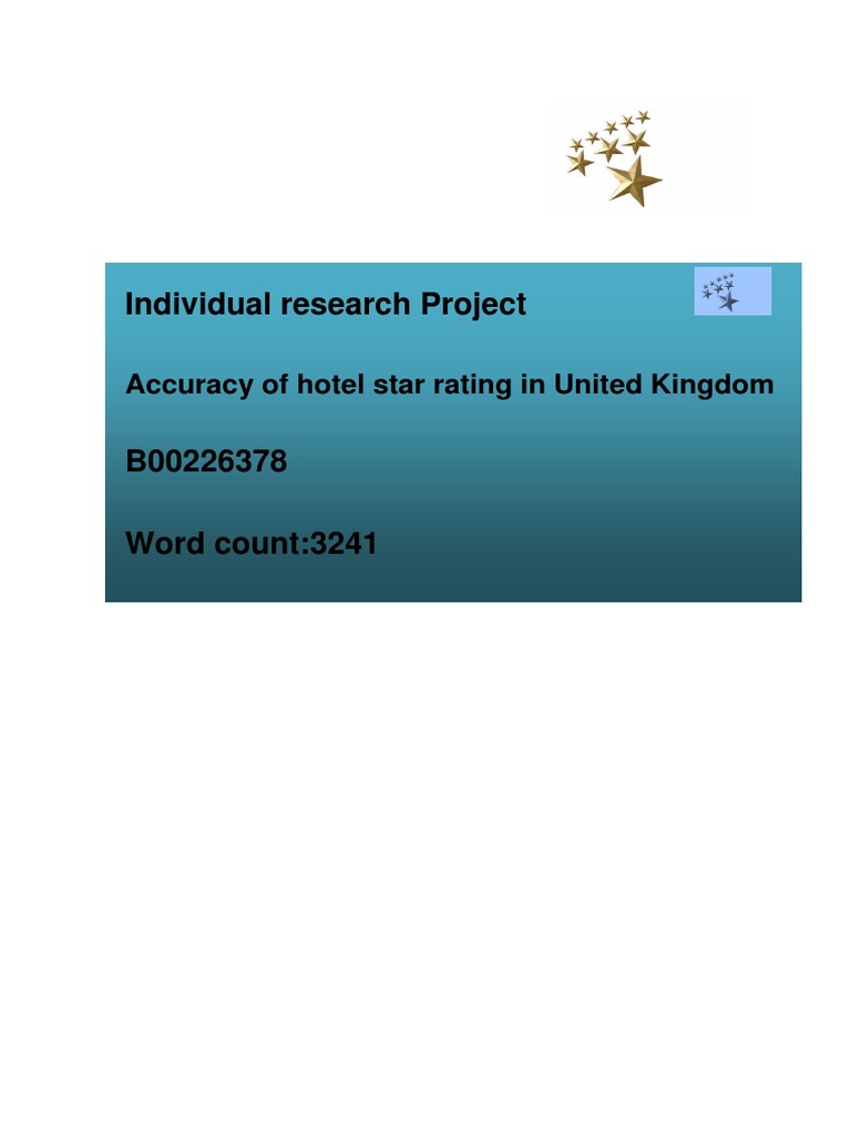 Individual Research Project Final | PDF | Sampling (Statistics) | Survey Methodology