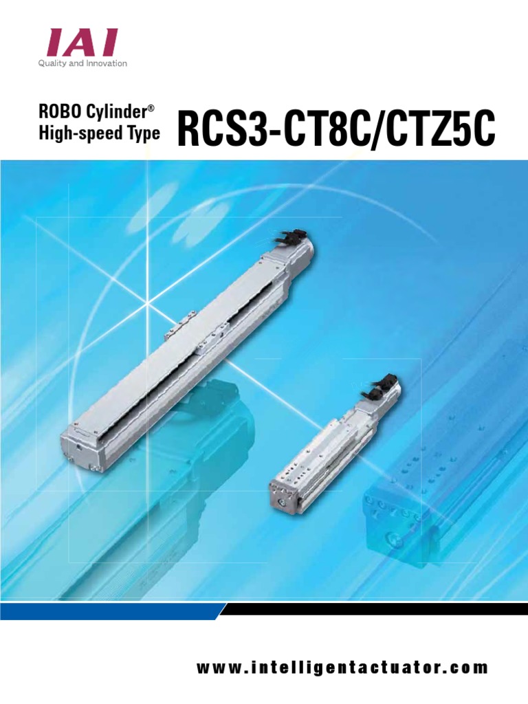 RCS3-CT8C/CTZ5C: ROBO Cylinder High-Speed Type | PDF | Actuator | Usb