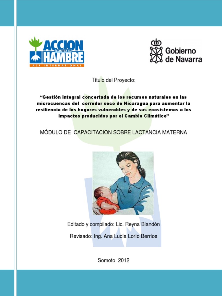 Módulo De Capacitación Lactancia Materna Pdf La Leche Materna