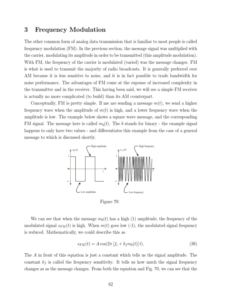 3 Frequency Modulation: High Amplitude High Frequency | PDF | Frequency ...