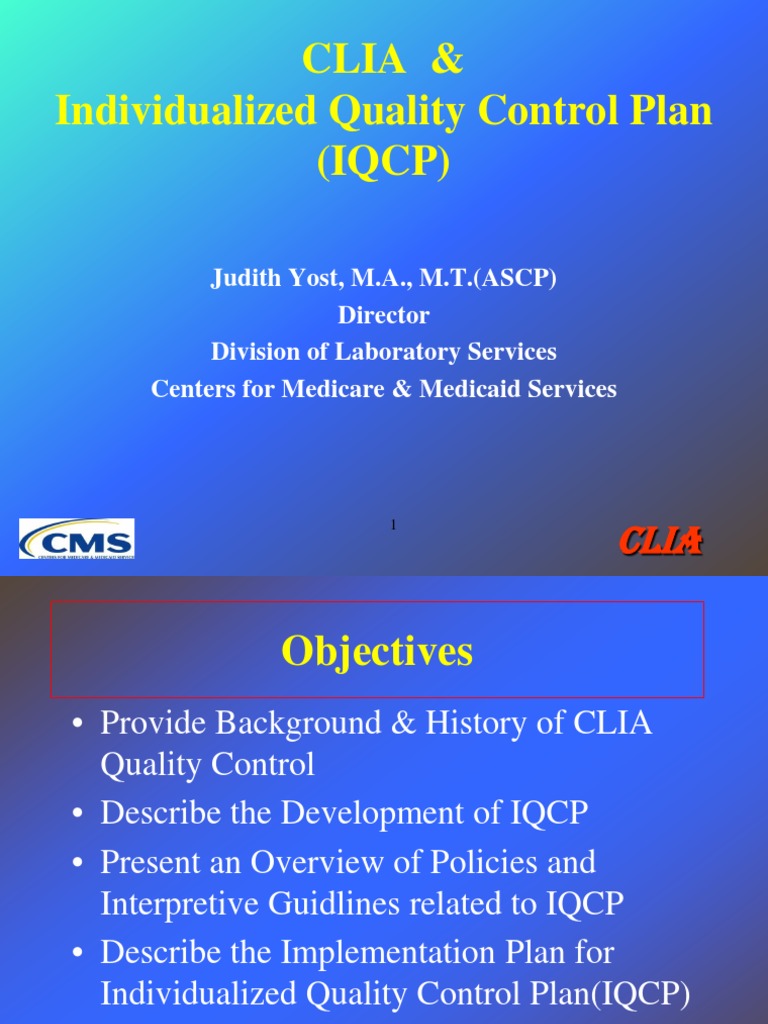 Clia and Iqcp J Yost 100313 | PDF | Educational Assessment | Accuracy ...