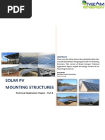 Fixed Solar Mounting Structure Drawing | PDF | Equipment