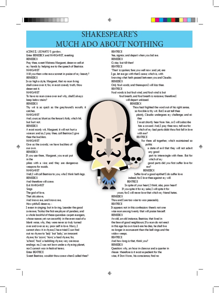 Shakespeare'S Much Ado About Nothing: CENE II. LEONATO'S Garden | PDF ...