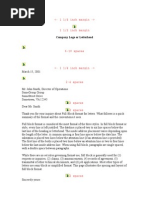 Block Letter Template | PDF | Written Communication | Writing