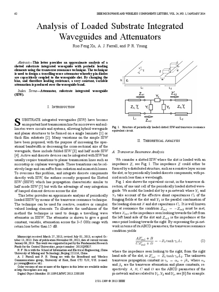 Waveguides PDF | PDF | Waveguide | Telecommunications Engineering
