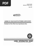 List of Gear Standards - Agma | PDF | Technology & Engineering | Computers