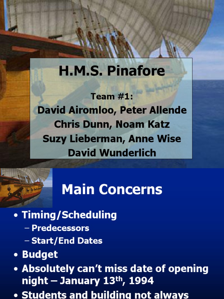 HMS Pinafore | PDF