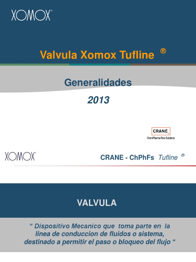 Xomox Tufline SPV General Presentacion | PDF | Presión | Química
