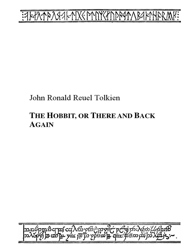 Hobbit English Book Full Scribd | PDF | Bilbo Baggins | The Hobbit