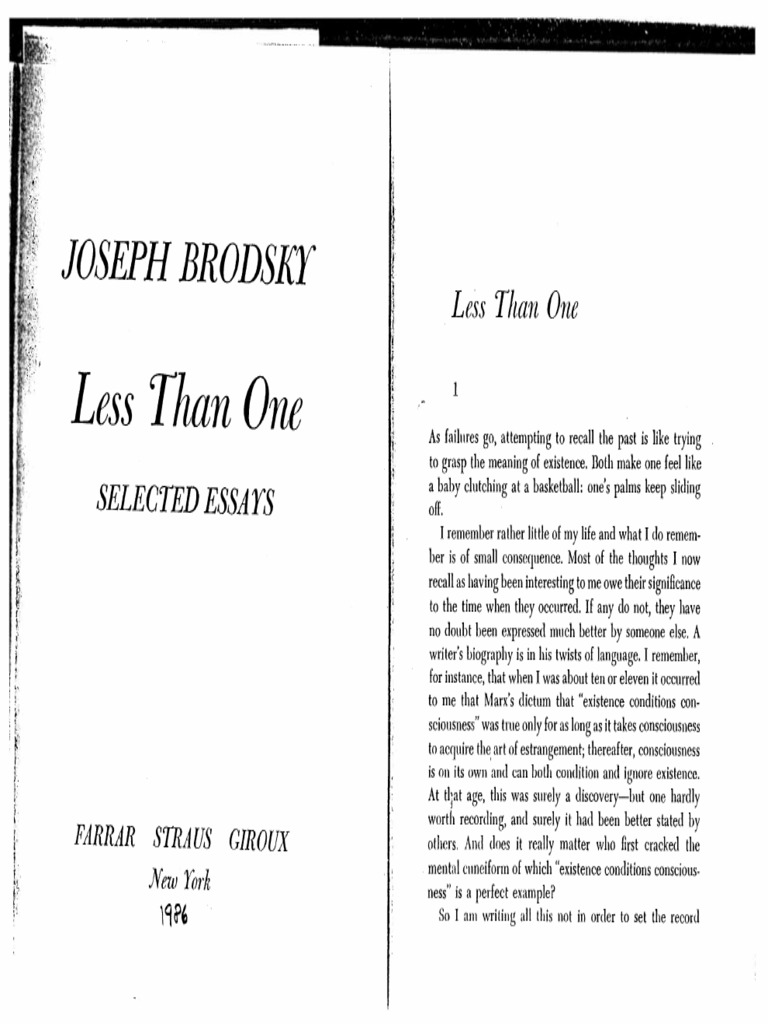 Less Than One | PDF