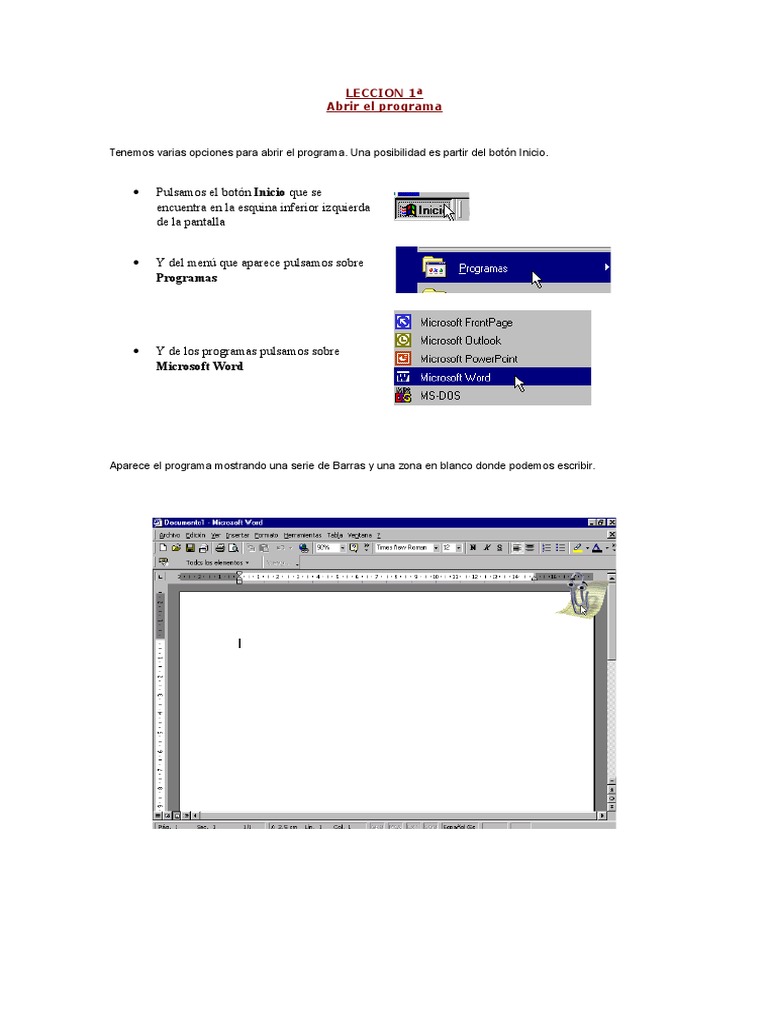 Word | PDF | Point and Click | Archivo de computadora