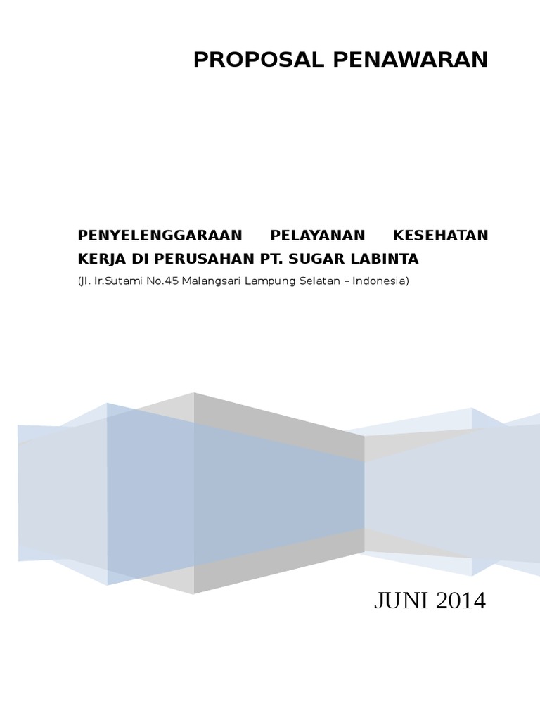 Kesehatan Kerja di PT. Sugar Labinta | PDF