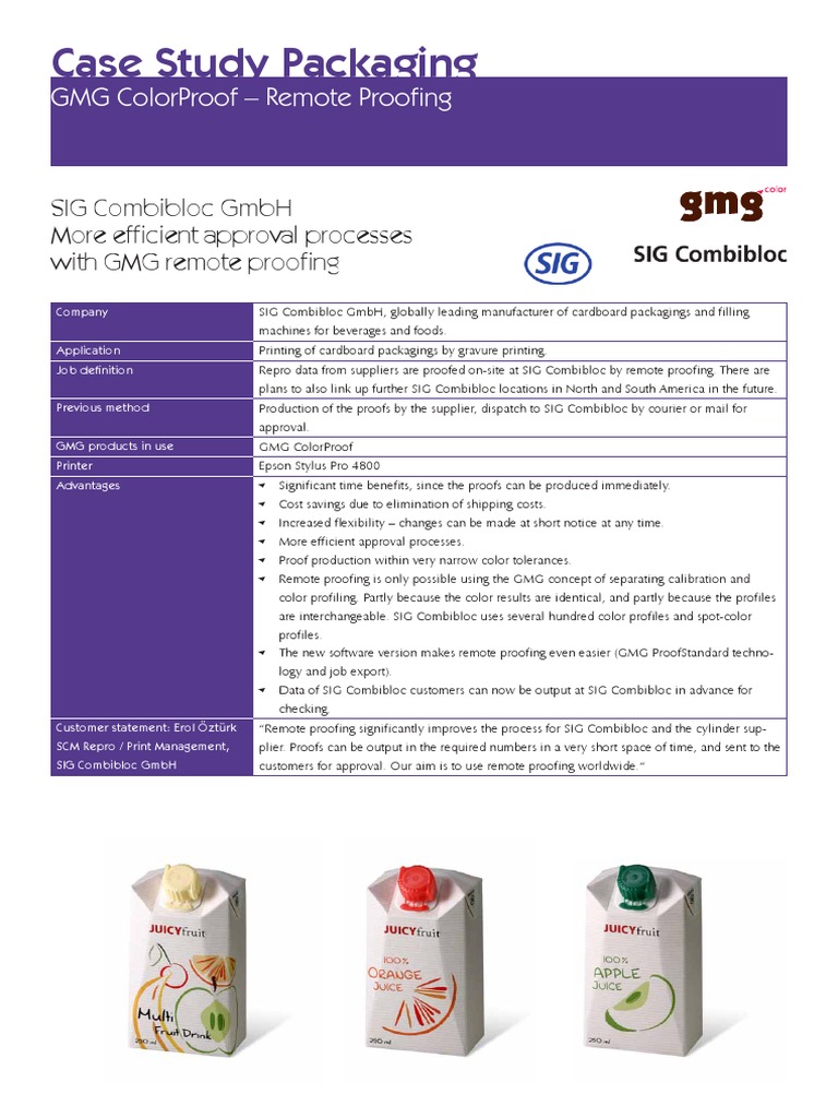 Case Study SIG-Combibloc en | PDF