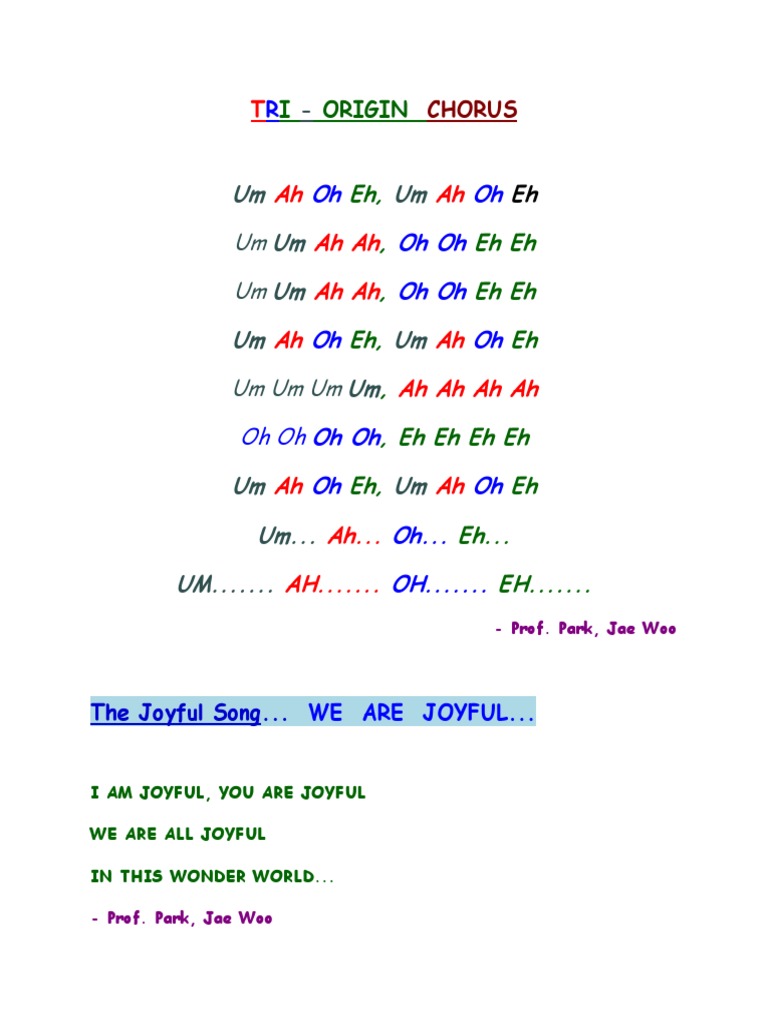 Joyful and Celebratory Chants | PDF | Art