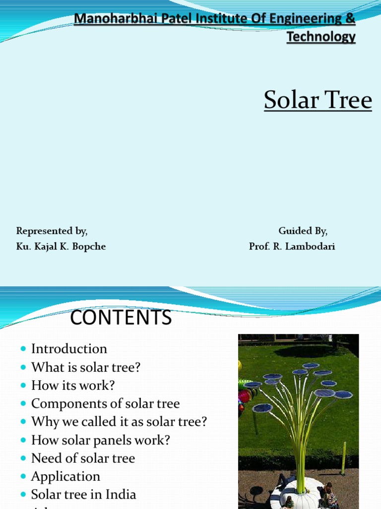 Solar Tree | PDF