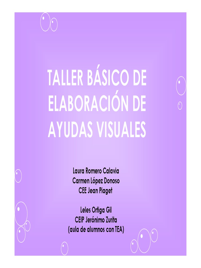 Taller Basico Elaboracion Ayudas Visuales | PDF | Toma de decisiones ...