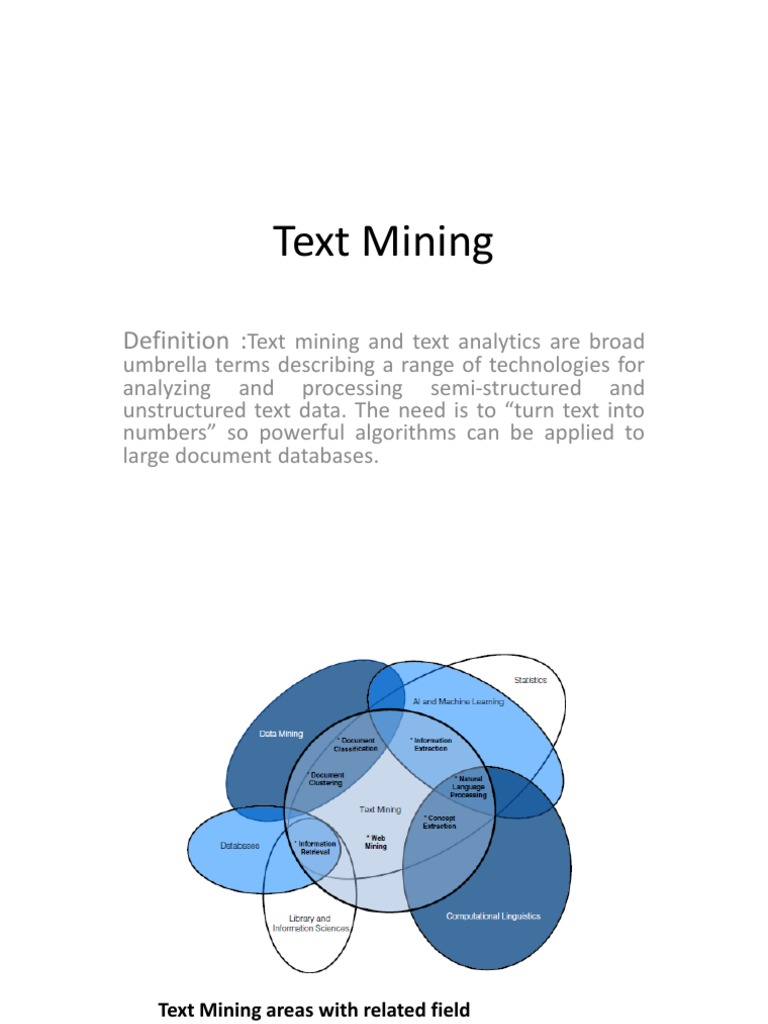 Text Mining | PDF