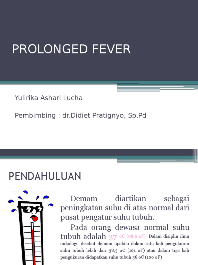 Prolonged Fever Fix | PDF