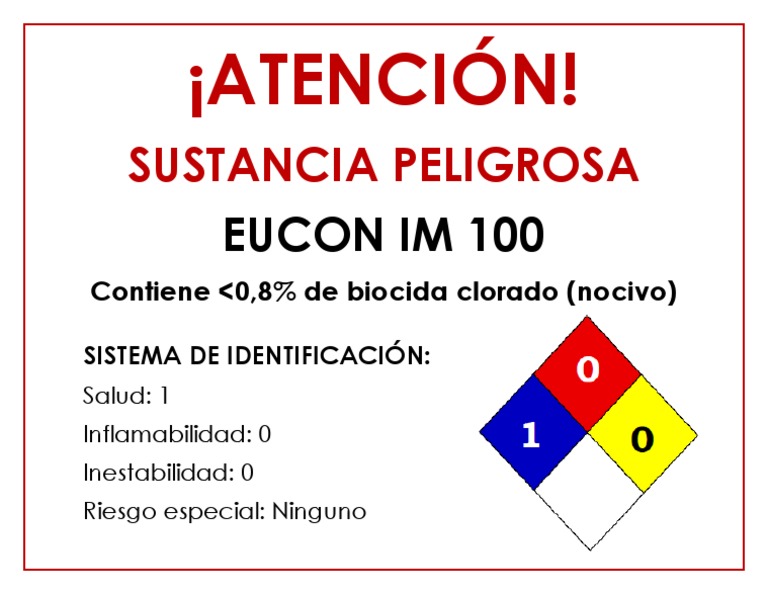Rotulos Eucon Im 100 | PDF