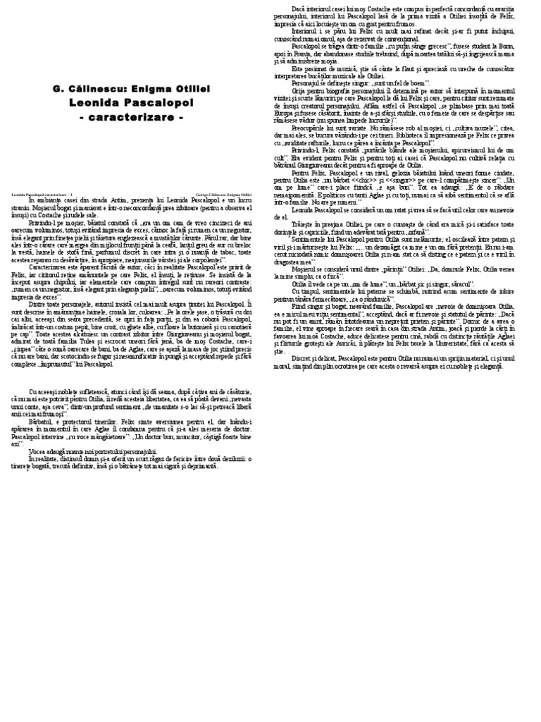 Leonida Pascalopol | PDF