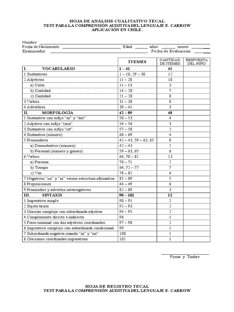 Protocolo Tecal | PDF