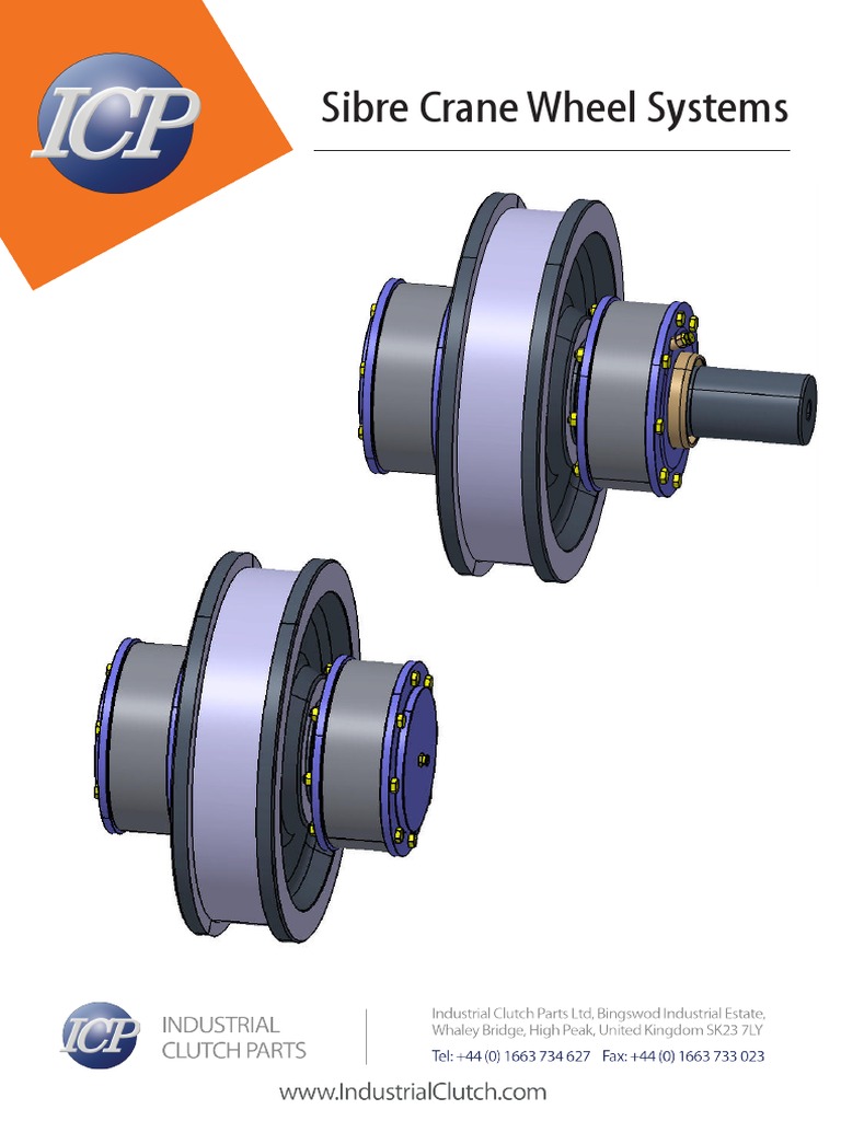 Sibre Crane Wheel Systems | PDF | Crane (Machine) | Gear