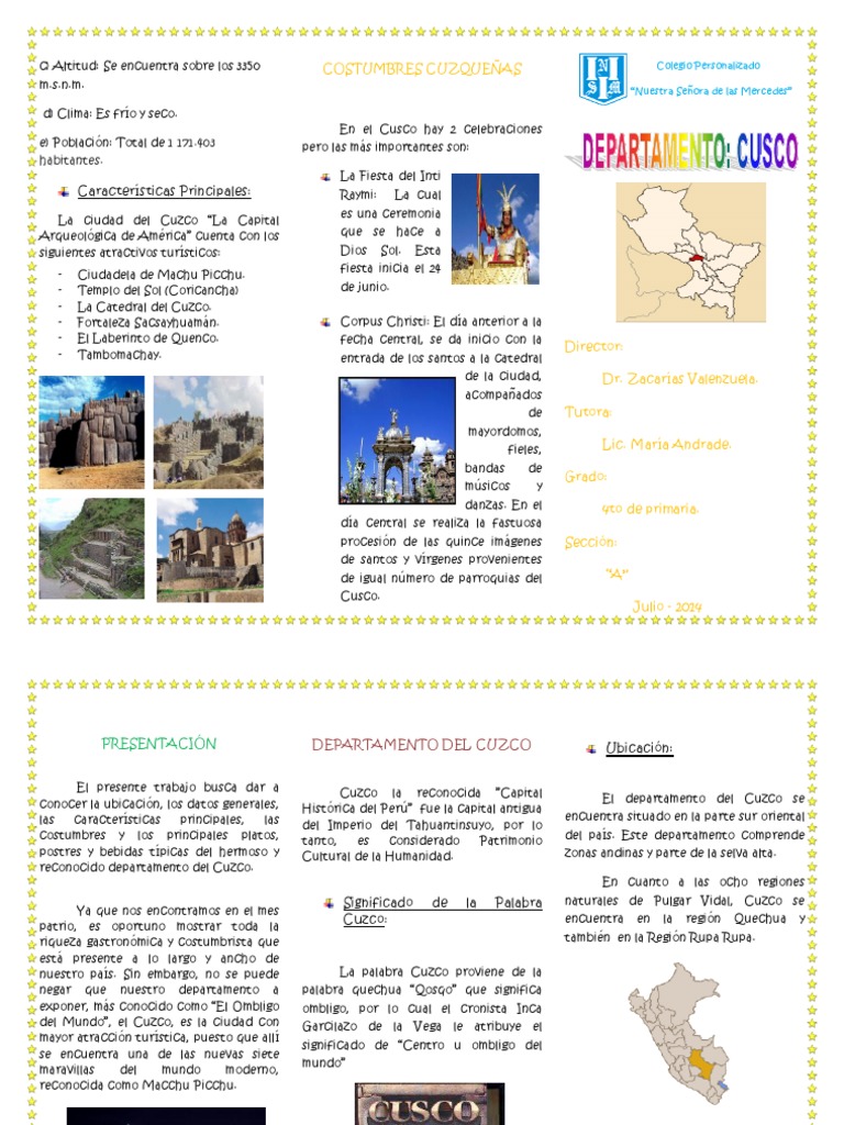 Triptico Del Cuzco | PDF