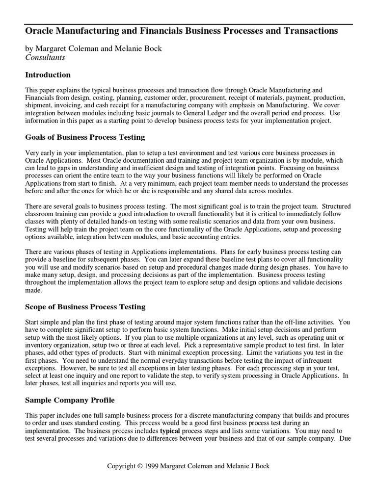 Manufacturing From Financial Perspective | PDF | Invoice | Accounts Payable