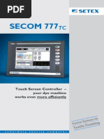 DS Secom 777ce en | PDF | Programmable Logic Controller | Touchscreen