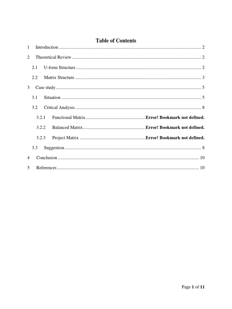 U-Form Structure | PDF | Home Appliance | Organizational Structure