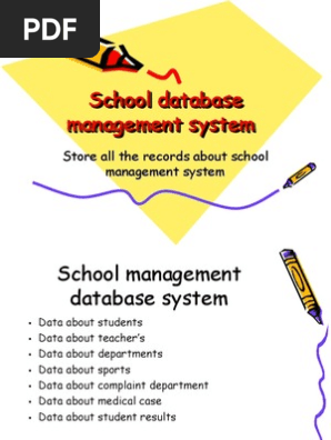 School Database System
