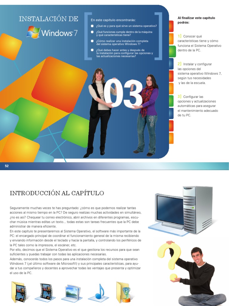 Modulo 3 - Instalacion Windows 7 | Descargar gratis PDF | Windows 7 ...