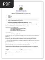 Food Handlers Medical Form | PDF