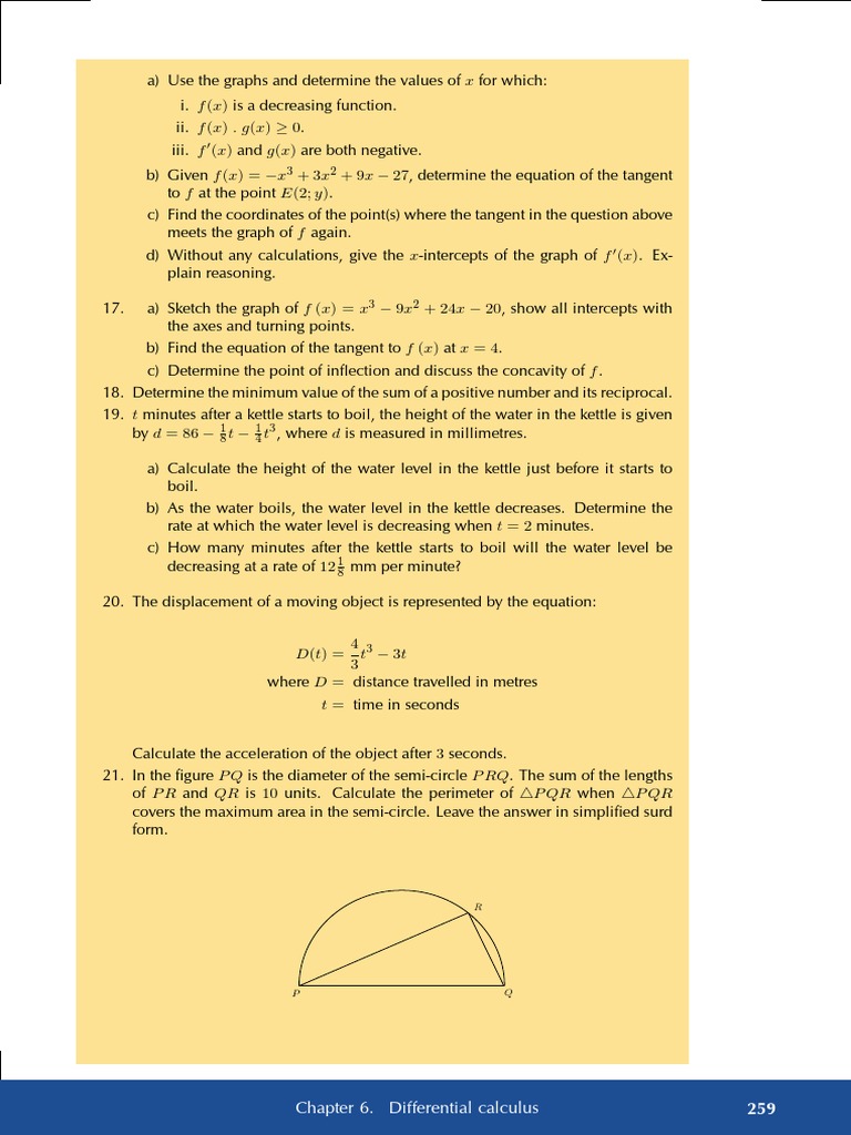 Differential Calculus Problems and Solutions | PDF | Teaching Methods ...