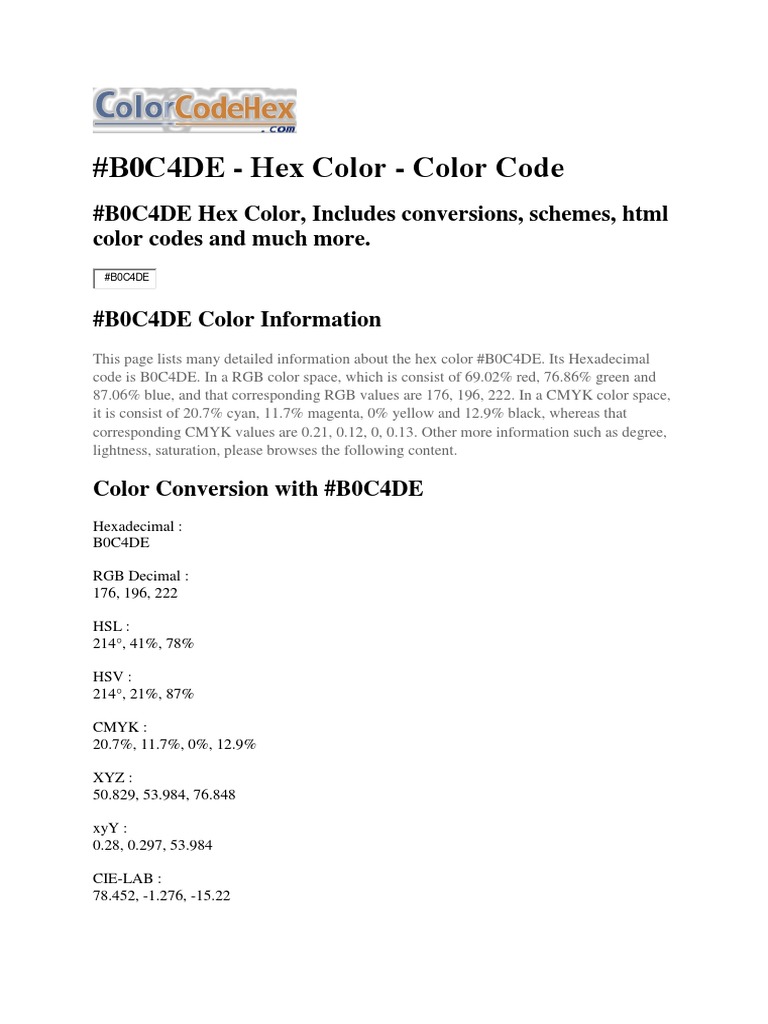 Hex Color | PDF | Magenta | Rgb Color Model