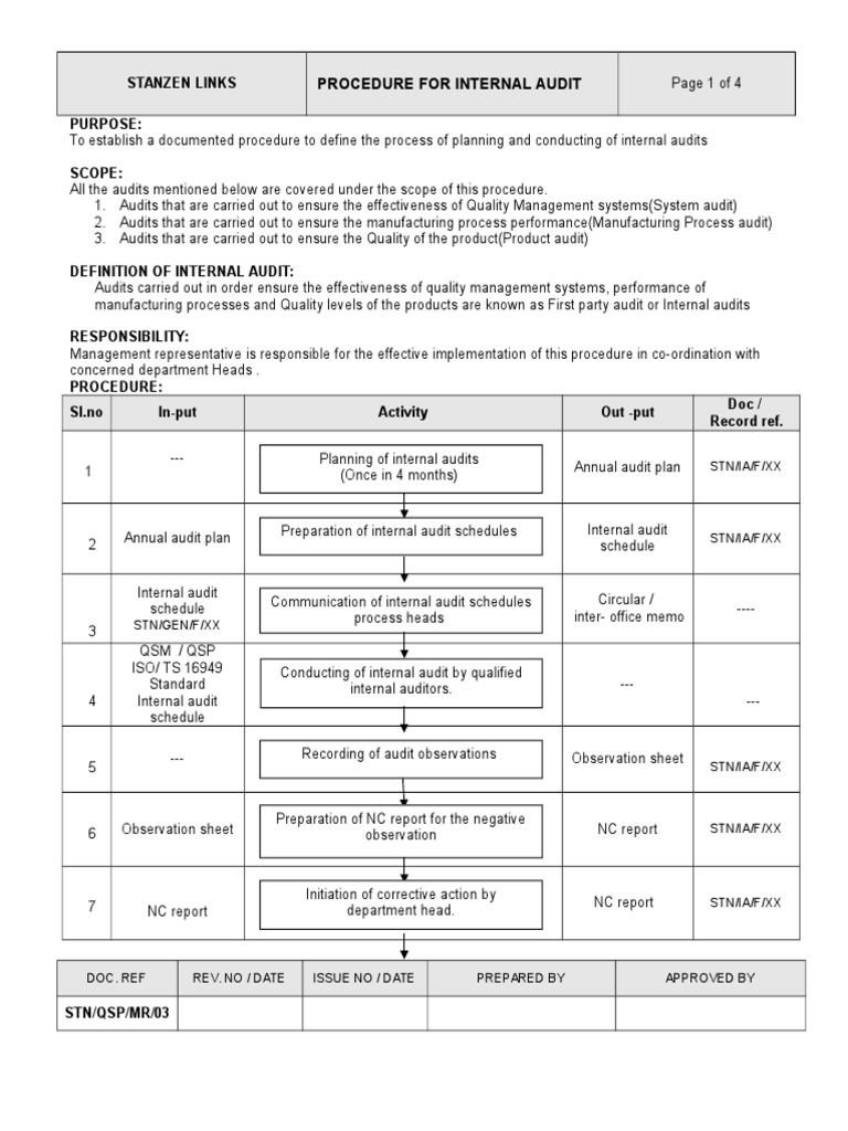 Internal Audit | PDF | Internal Audit | Audit