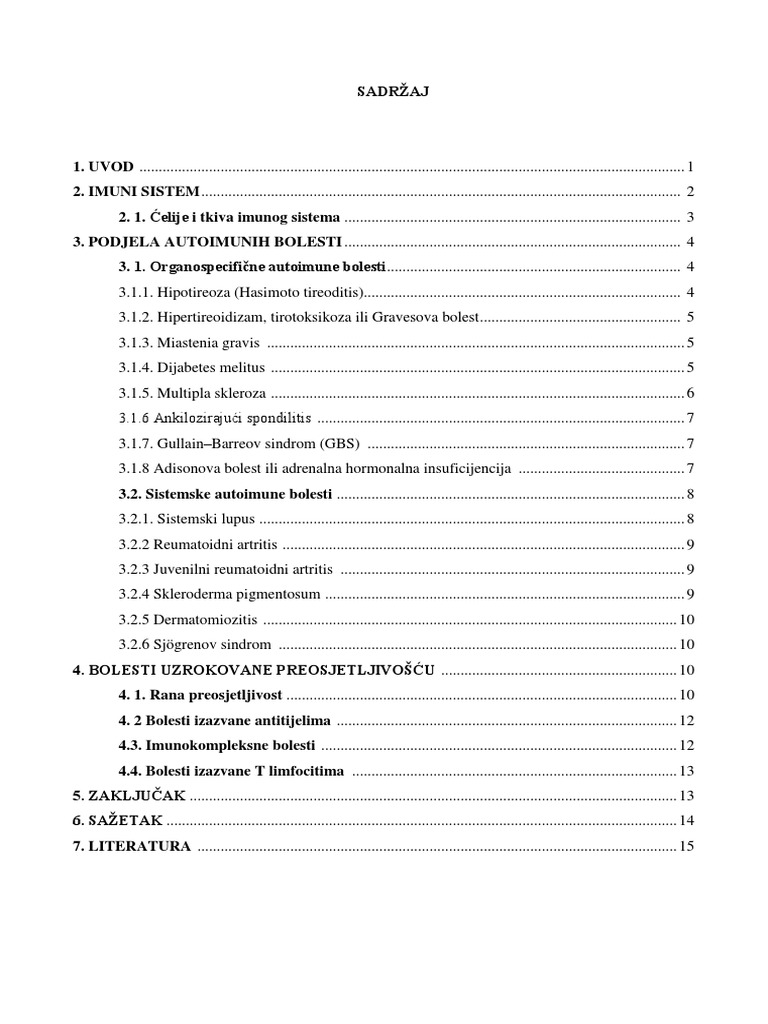 Autoimune Bolesti | PDF