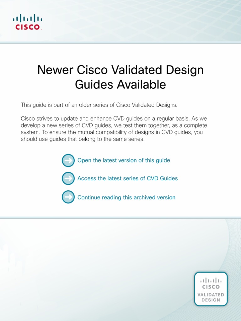 Cisco Prime Infrastructure - Technology Design Guide | PDF | Computer ...