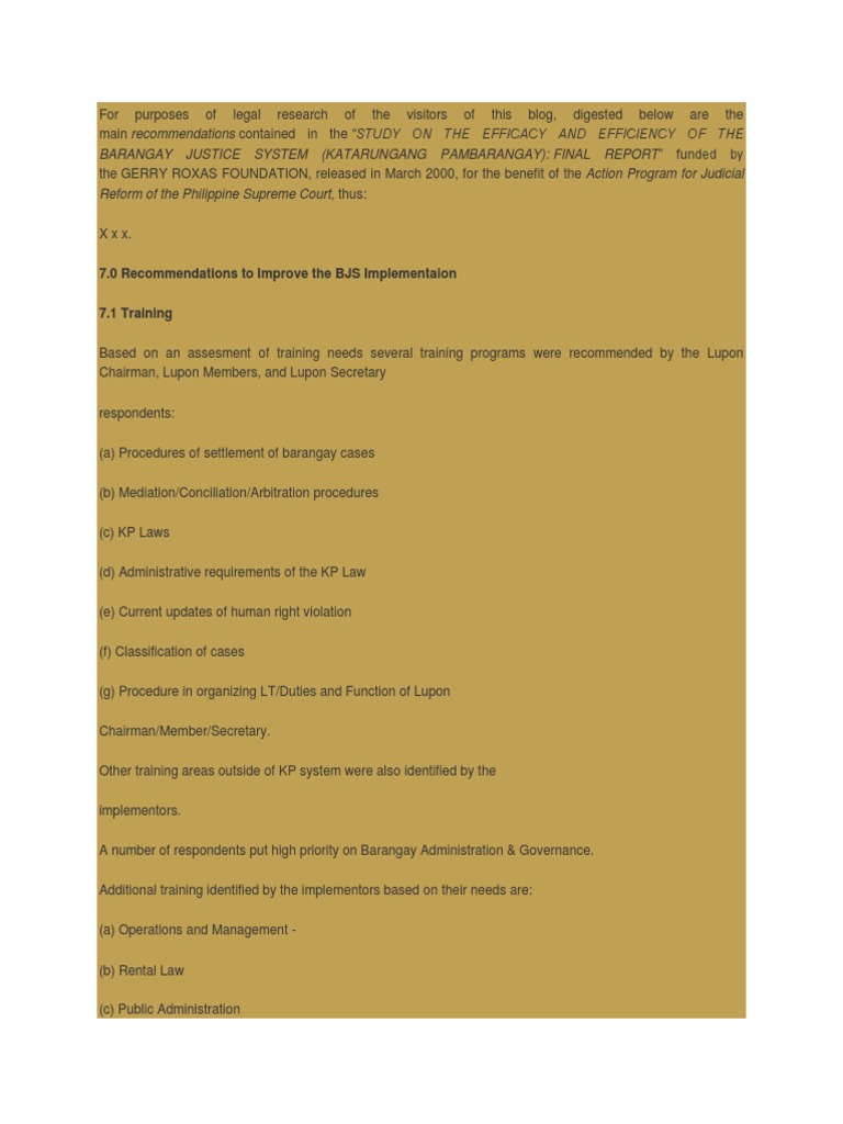 Barangay Lupon | Alternative Dispute Resolution | Arbitration