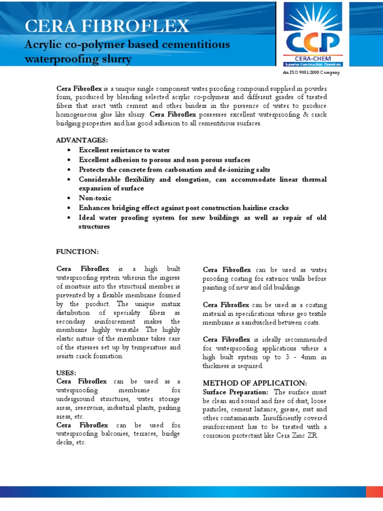 Cera Fibroflex - Brochure 20 | PDF | Concrete | Building Materials