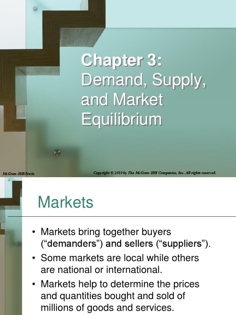 Demand, Supply, and Market Equilibrium: Mcgraw-Hill/Irwin | PDF ...