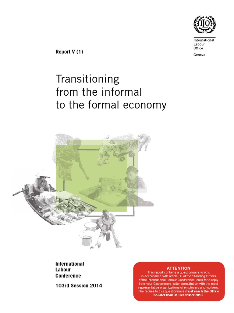ILO Transitioning From The Informal To The Formal Economy | PDF ...
